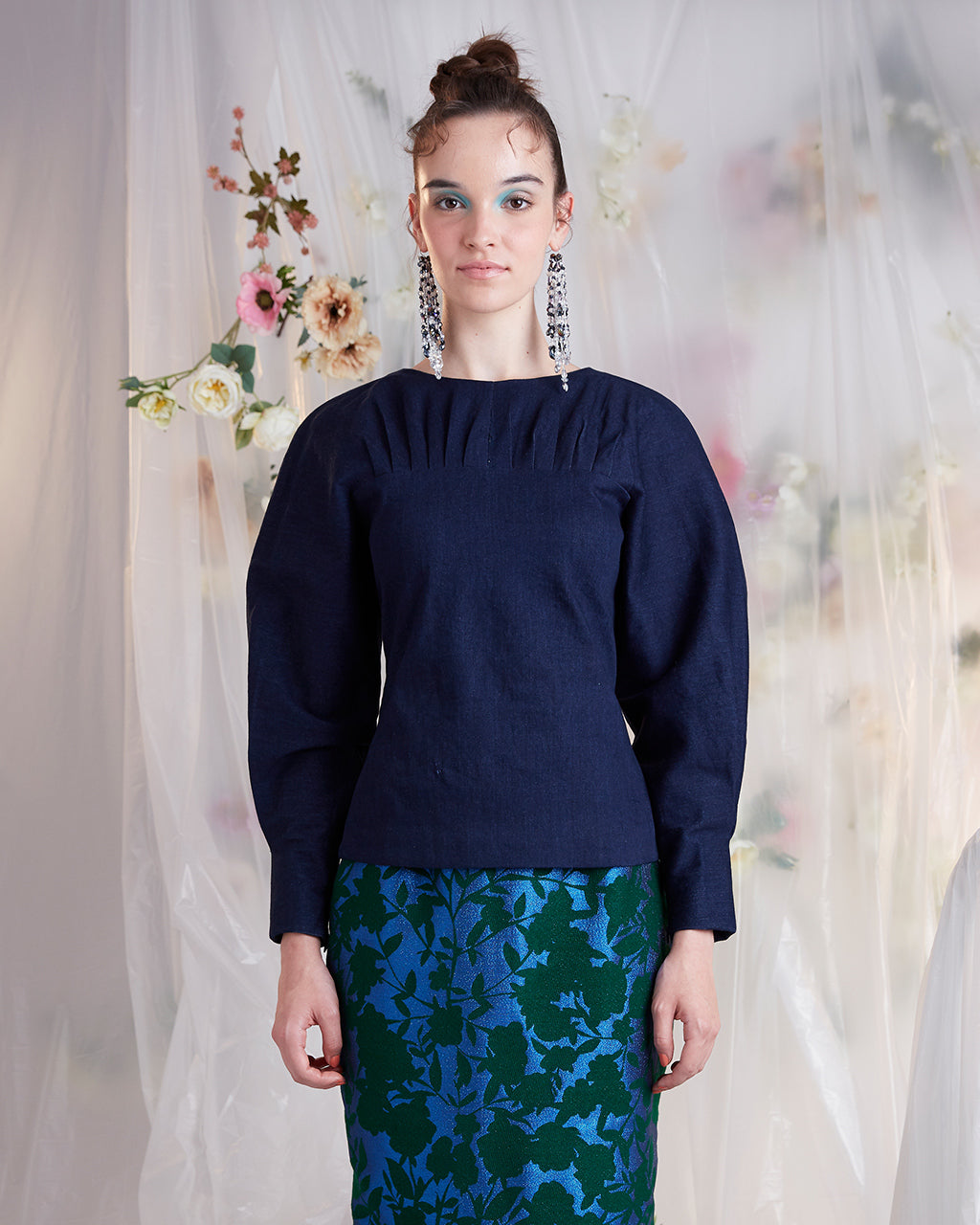 SYLVIE (DARK DENIM TOP) – INNAI&CO